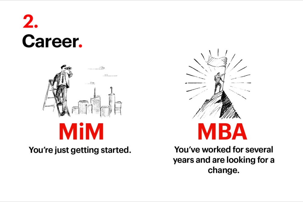 Which master's degree should I get: a MiM or an MBA?