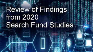 Search Funds | IESE Business School